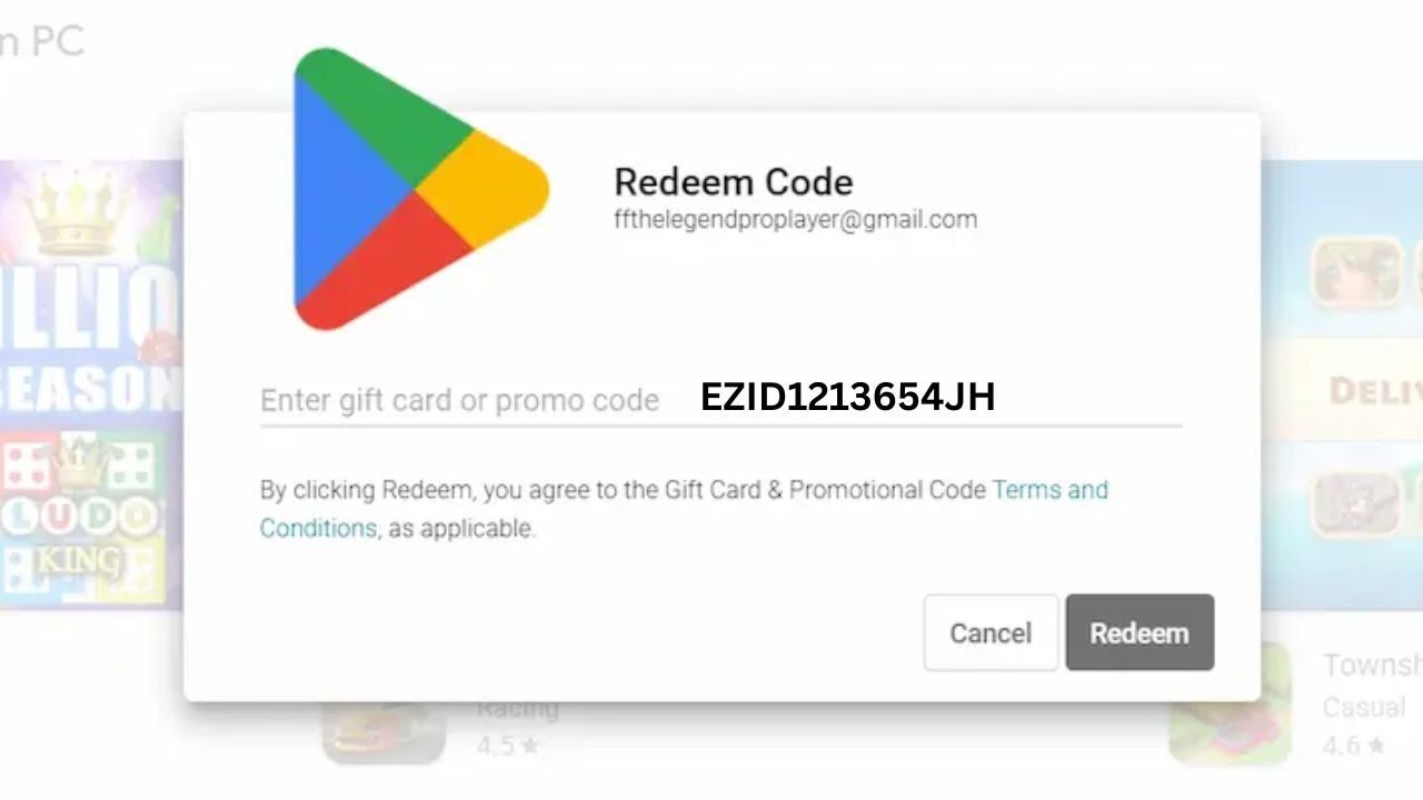 [Working] Free 800 Rs Google Play Redeem code Today 2024